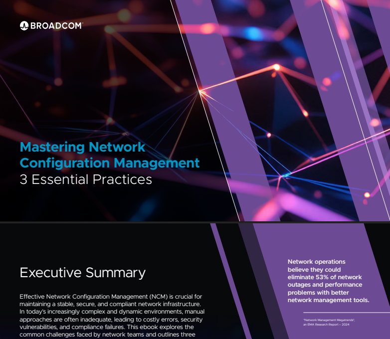 Network Configuration Management (NCM) | Network Observability by Broadcom